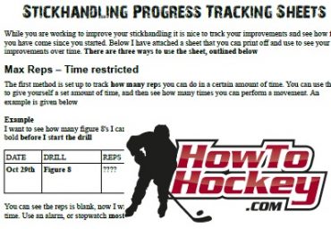 Stickhandling Progress Tracking Sheet – How To Hockey